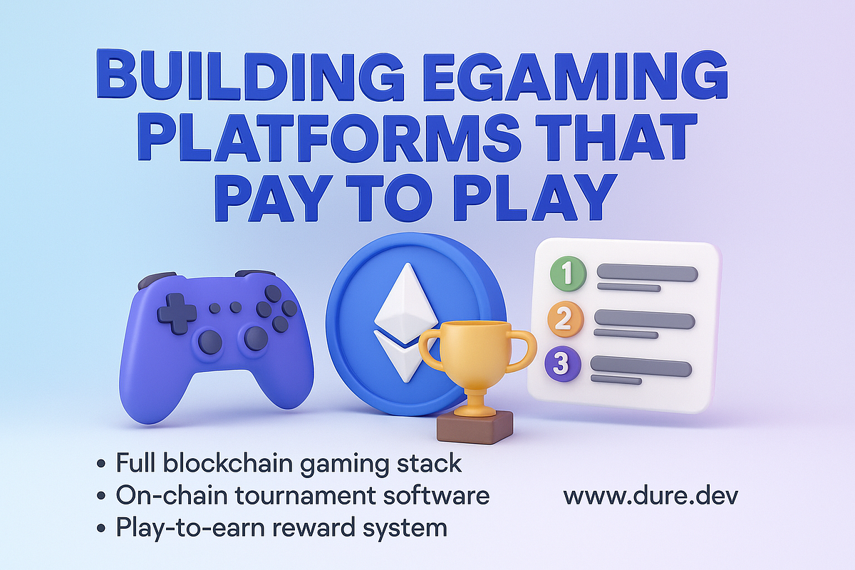 🎮 Building eGaming Platforms That Pay to Play — From Smart Contracts to ...