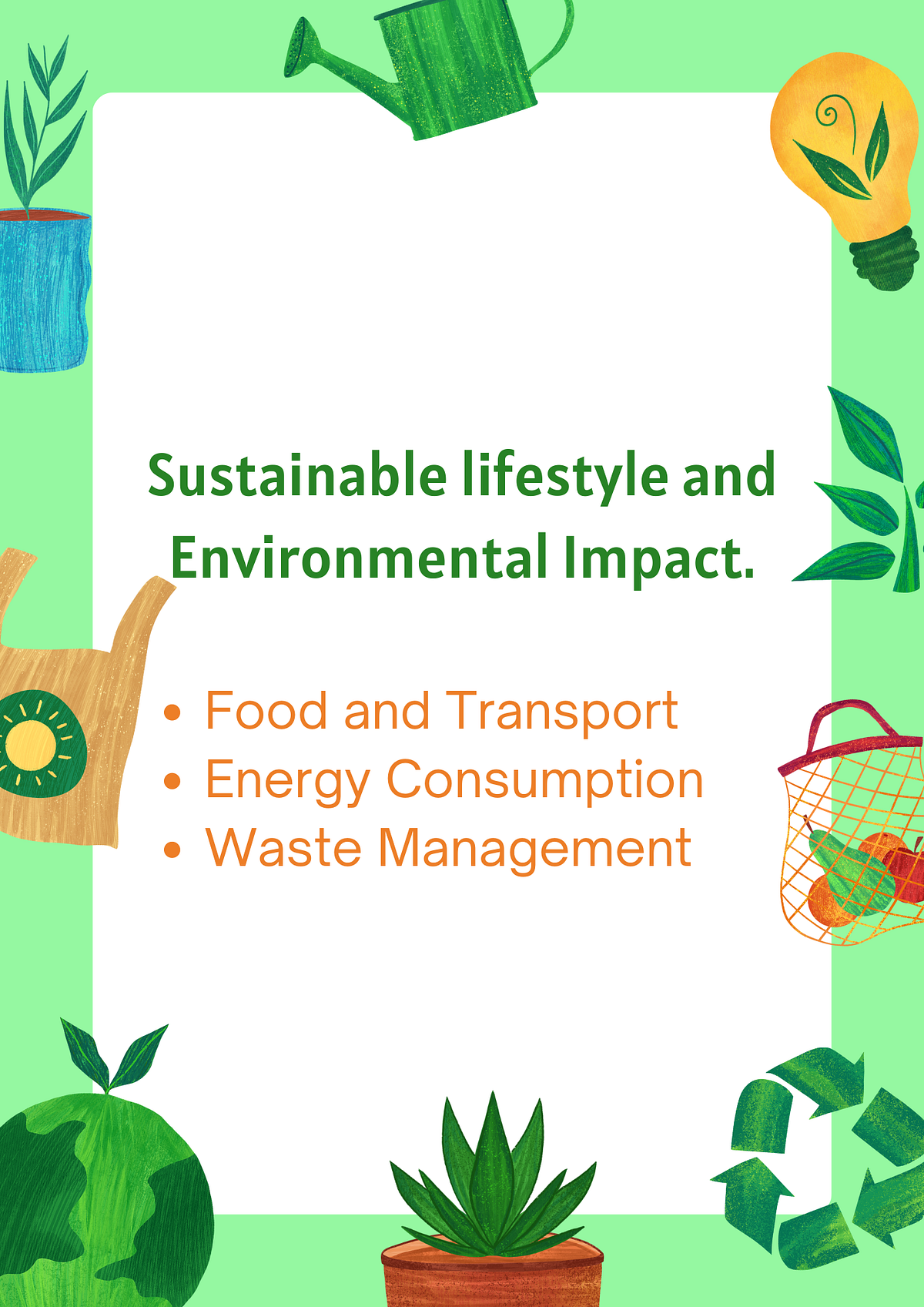 How to live a sustainable life | ILLUMINATION