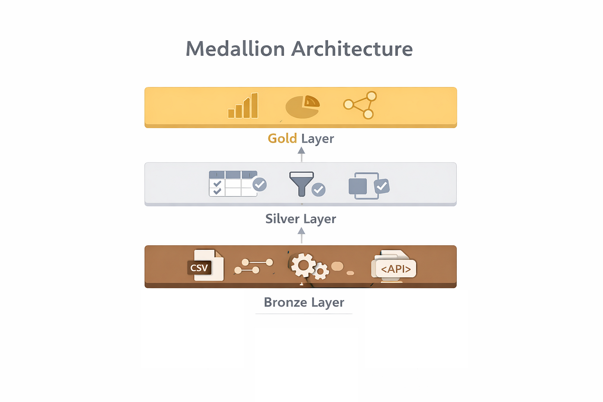 Medallion Architecture: from raw data to trusted analytics | by Gema ...