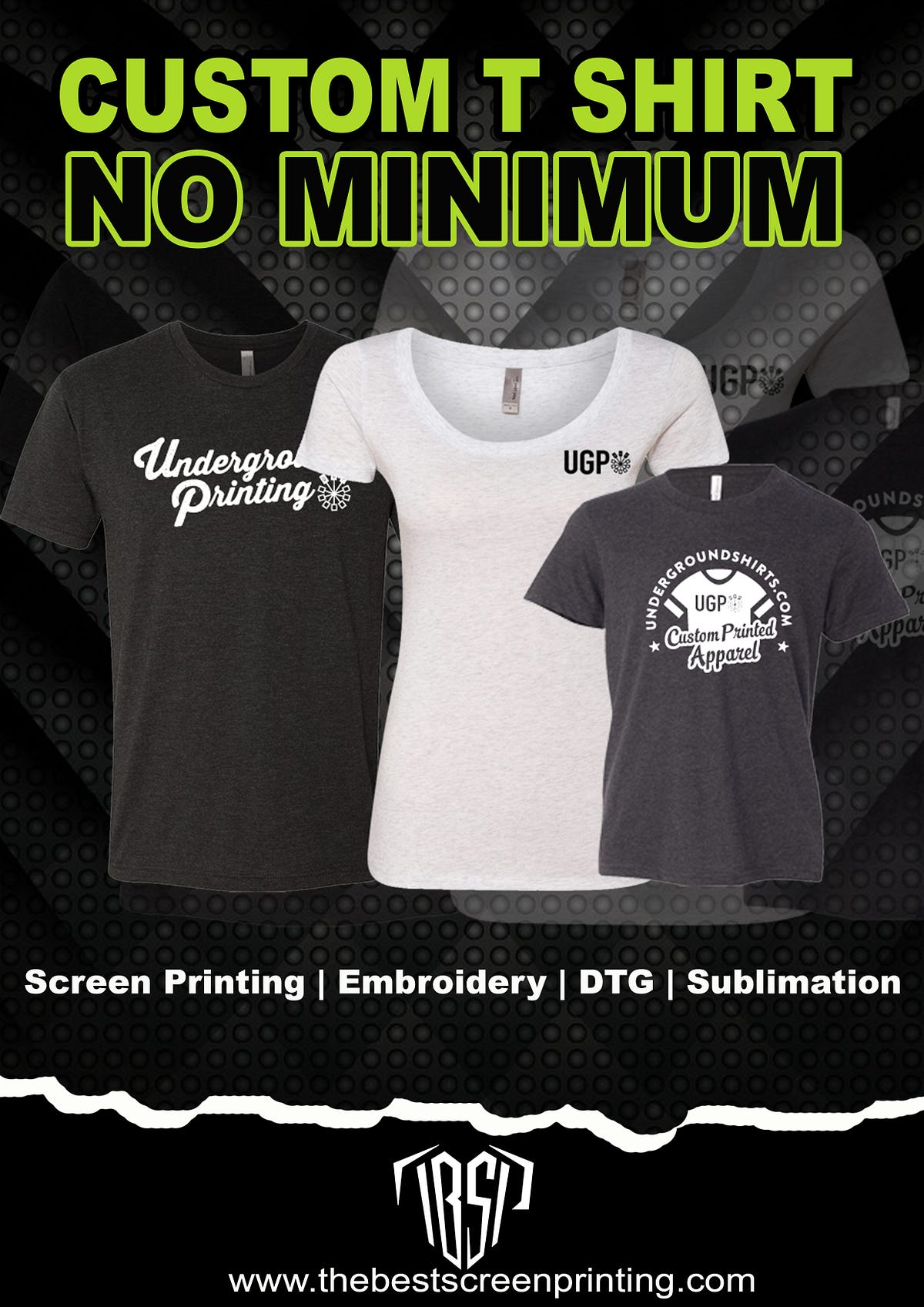 Custom T Shirt No Minimum. The Best Screen Printing 2500 S Main St ...