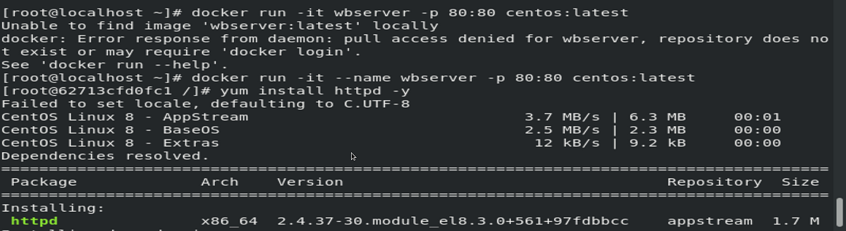 Launching webserver on top of container(docker). - Sahithurella - Medium