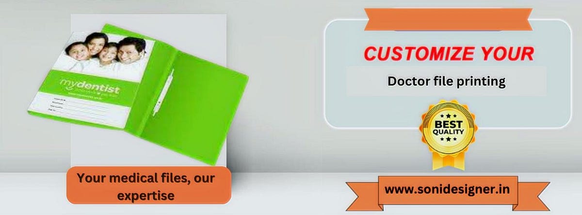 Doctor File Printing in Udaipur - Sonidesigner - Medium