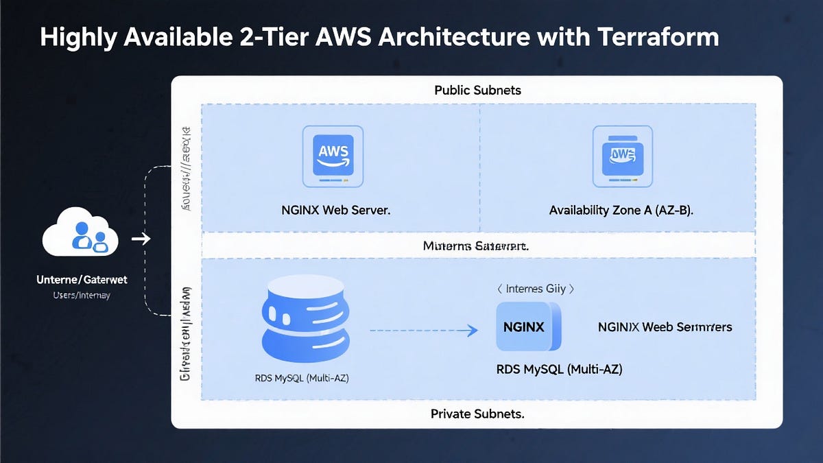Deploying a Highly Available 2-Tier AWS Architecture with Terraform Modules and Terraform Cloud ...