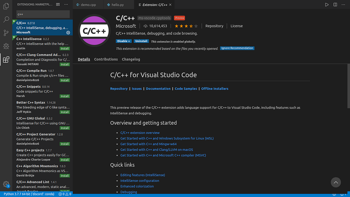 Writing faster C++ and python code for competitive programming, using vscode(part 1) | by ...