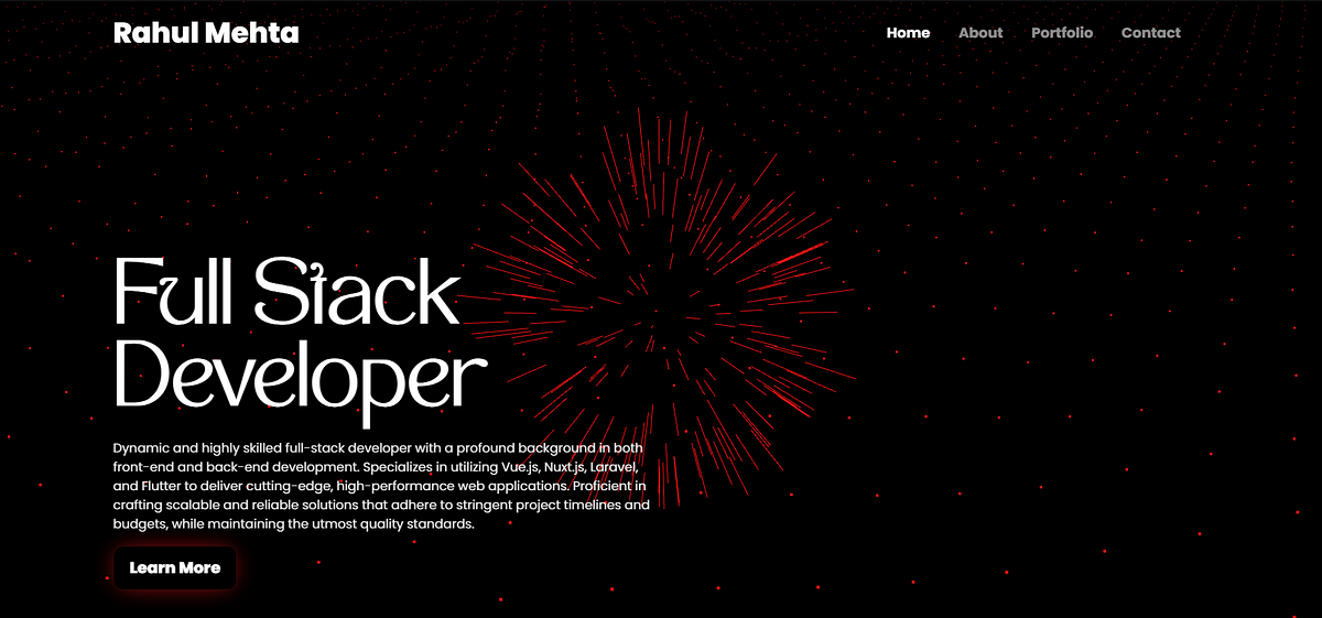 Elevating Portfolios: A Journey into 3D Web Development with Three.js | by Rahul Mehta | Medium