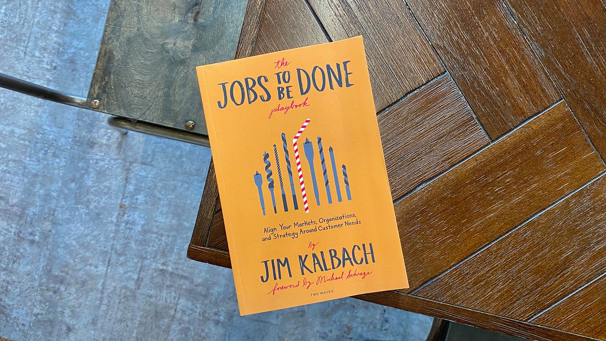 Book Review: Jobs to Be Done Playbook | by Tom Laurinec | Medium