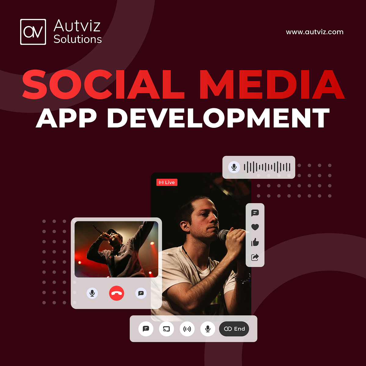 Make a Social Media App by Autviz Solutions: Your Gateway to Success in ...