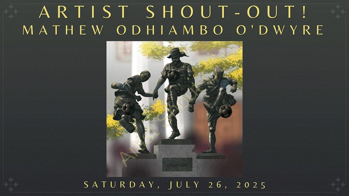 ARTIST SHOUT-OUT #737: Mathew Odhiambo O'Dwyre | MonriaTitans | Medium