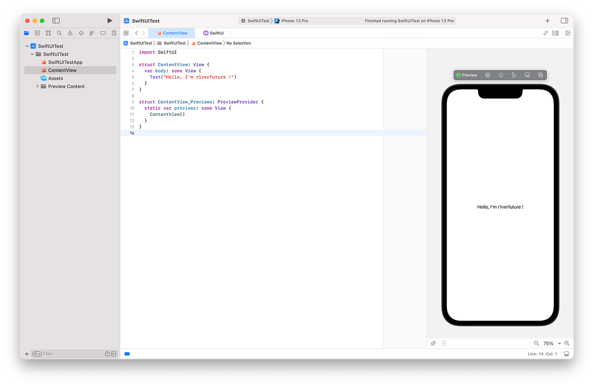 [SwiftUI] Text - 1 | by r1verfuture | Medium