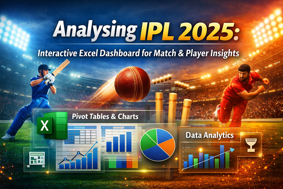 Analysing IPL 2025: Interactive Excel Dashboard for Match & Player ...