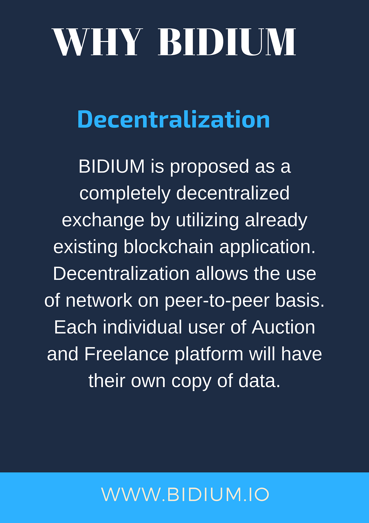 BIDIUM. BIDIUM as Decentralized exchange on… | by Bidium Official | Medium