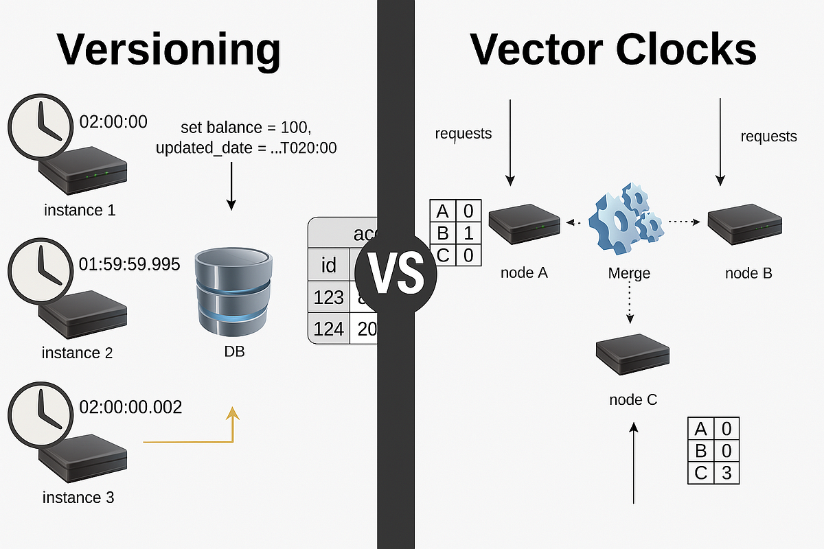 How to Keep Distributed Systems Consistent: Versioning vs Vector Clocks | by Konstantin Maliuga ...