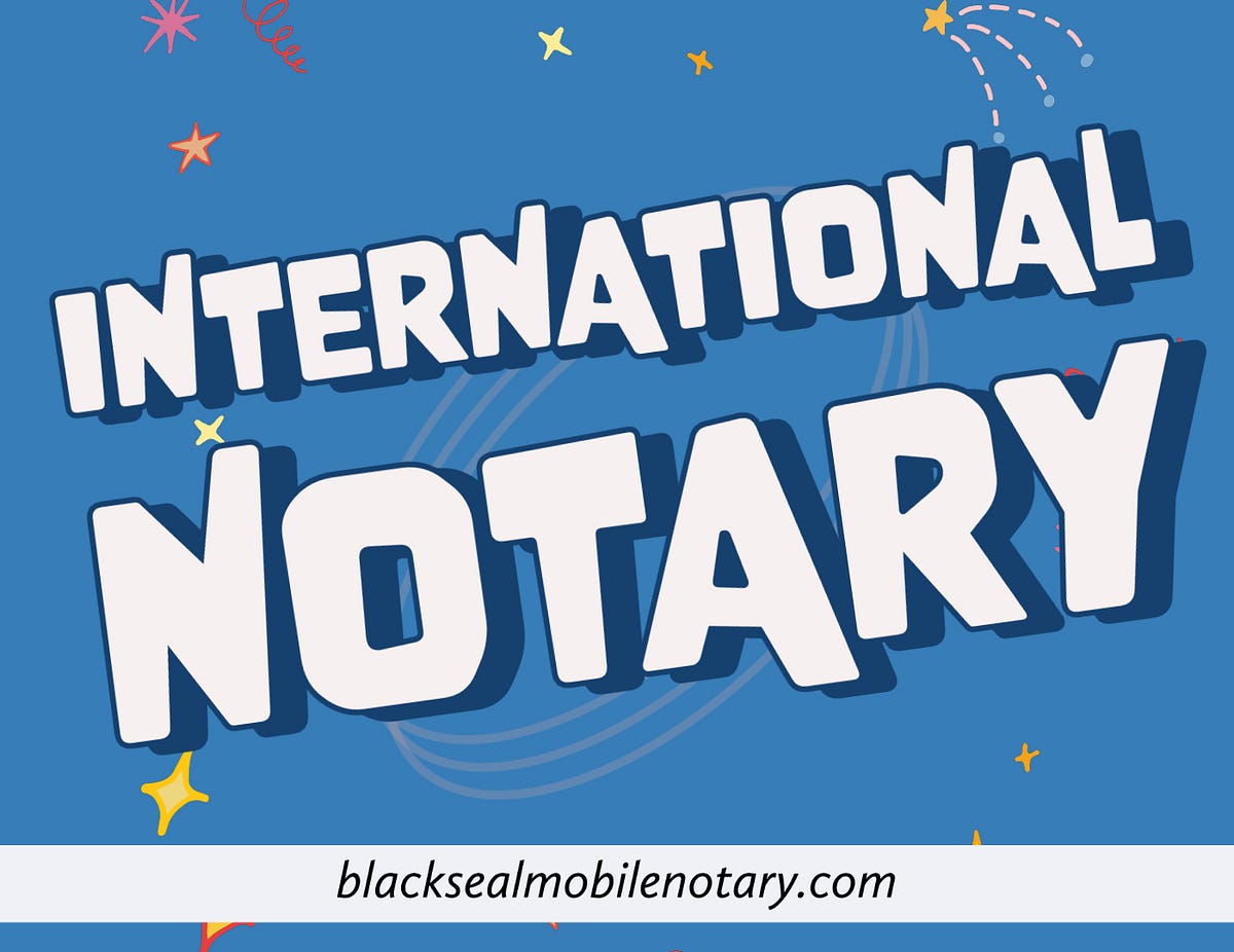 International Notary - Black Seal Mobile Notary - Medium