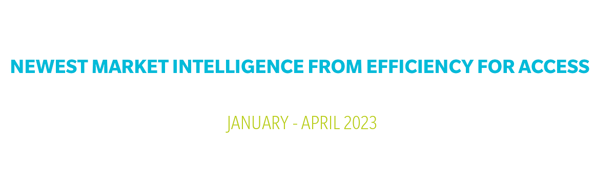 Newest Market Intelligence from Efficiency for Access | by Efficiency ...