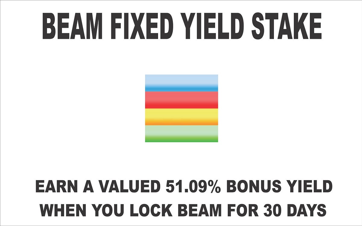 BEAM FIXED YIELD STAKE - BEAM - Medium