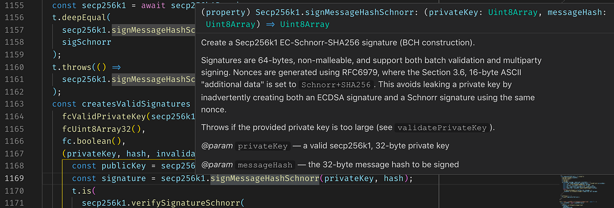 Schnorr Signature Support for JavaScript using WebAssembly | by Jason Dreyzehner | bitjson | Medium