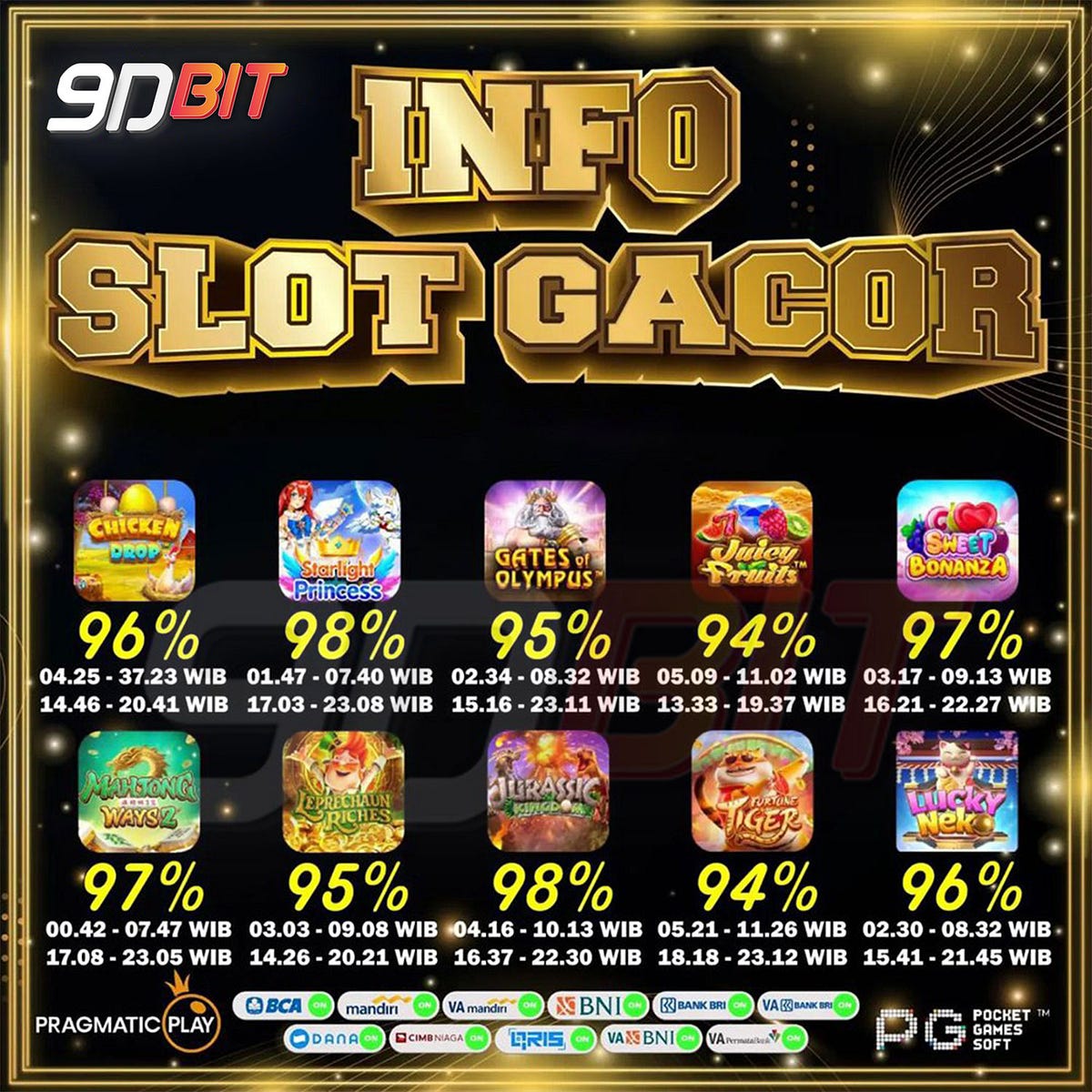 Selamat datang di 9DBit: Surga Permainan Slot Terpercaya di Indonesia ...