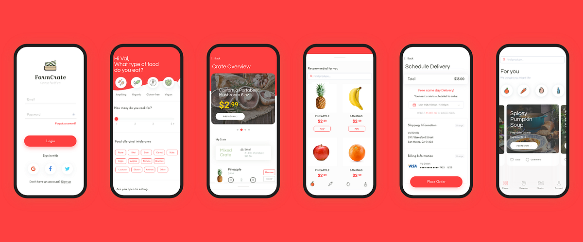 Designing A CSA Food App In 3 Days A UX Case Study By Paola Ascanio Designing A CSA Food App In 3 Days A UX Case Study By Paola Ascanio