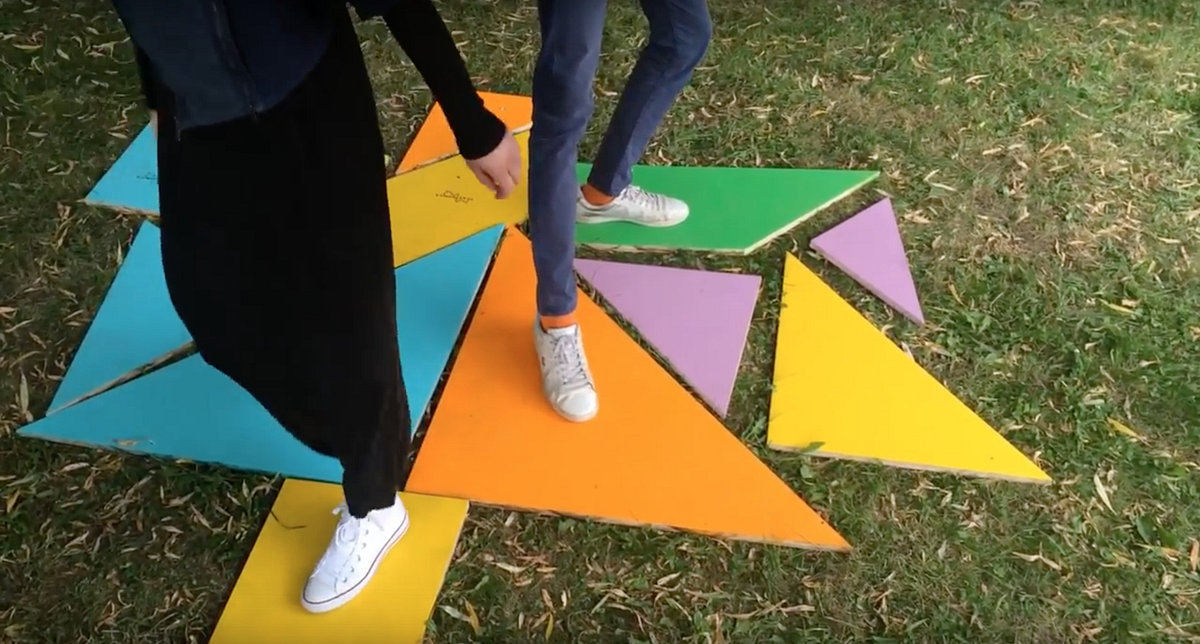Tangram Synth Floor. Experimenting with singing floor at… | by ...
