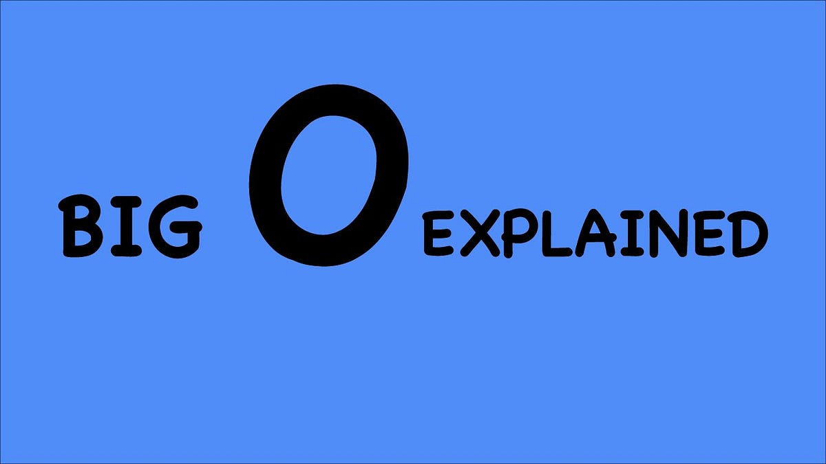 Breaking Down Big-O Notation. Big-O notation can appear intimidating ...