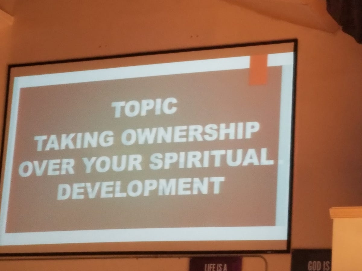 Taking ownership over your spiritual development | by Treadmill Treats ...