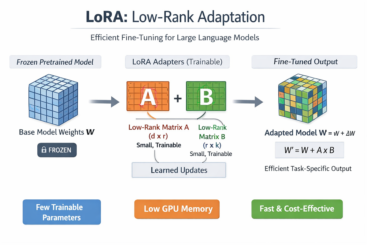 LoRA: Low-Rank Adaptation of Large Language Models | by Anuda ...