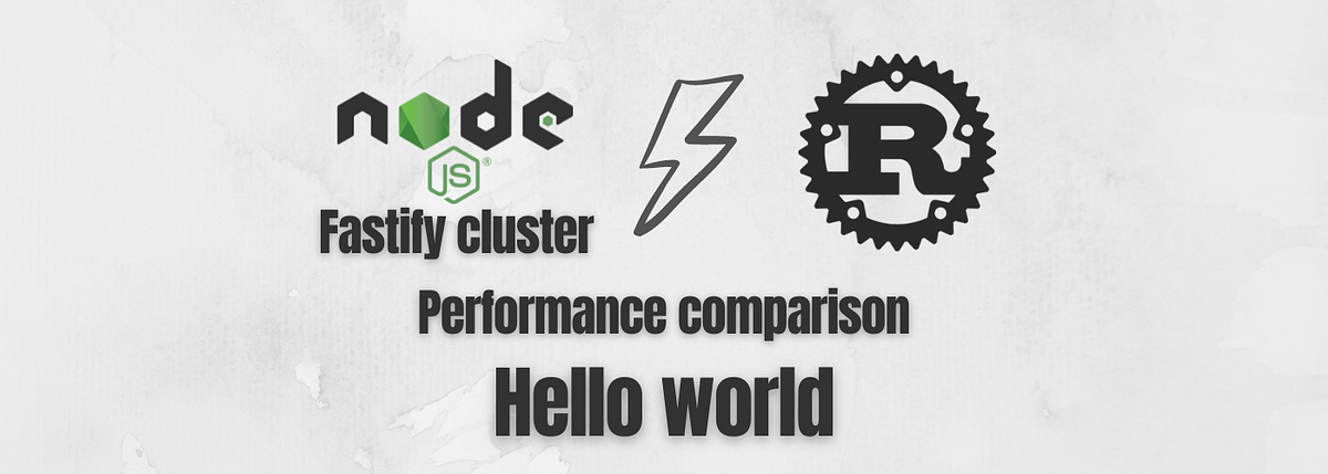Node.js Fastify Cluster vs Rust Actix: Hello World performance | Tech Tonic