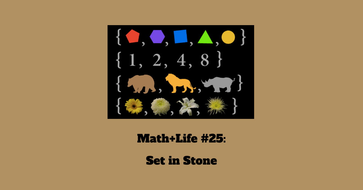 Set in Stone?. Math+Life #25, June 17, 2020 | by Nikita Dhawan | Math ...