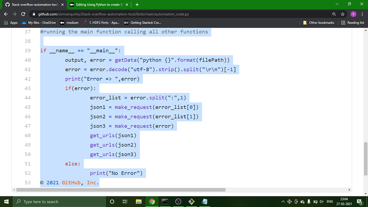 Using Python to create Stack Overflow Automation Tool | by Simrankumari | Medium
