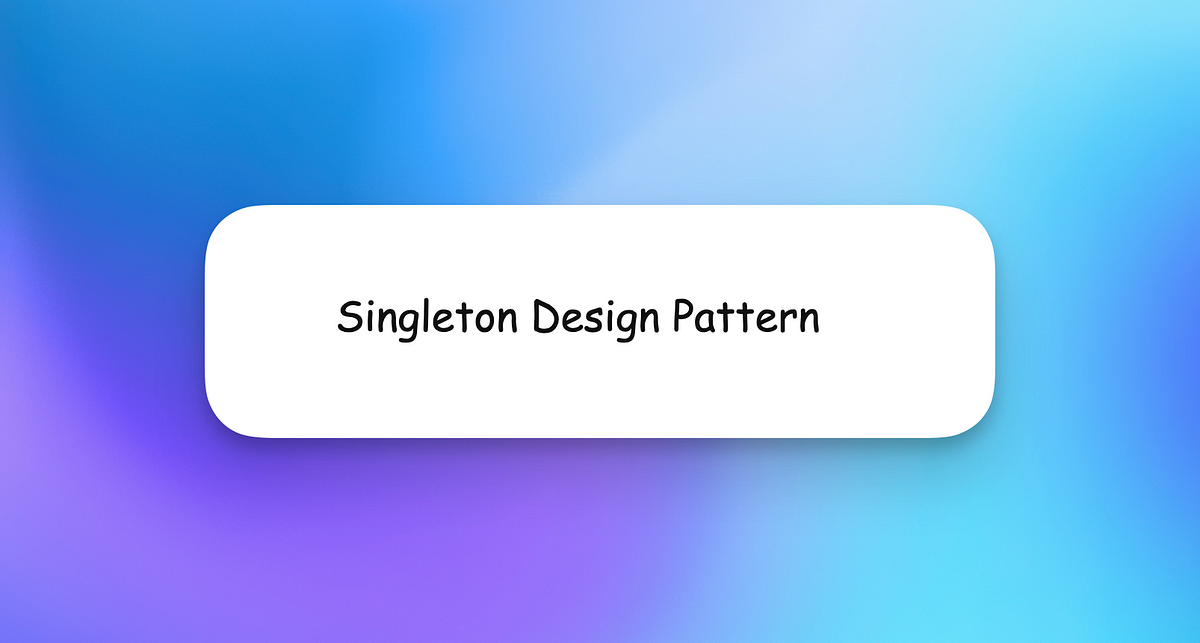 Singleton Design Pattern In Java Singleton Design Pattern Embracing The By Narendra Koli 9886