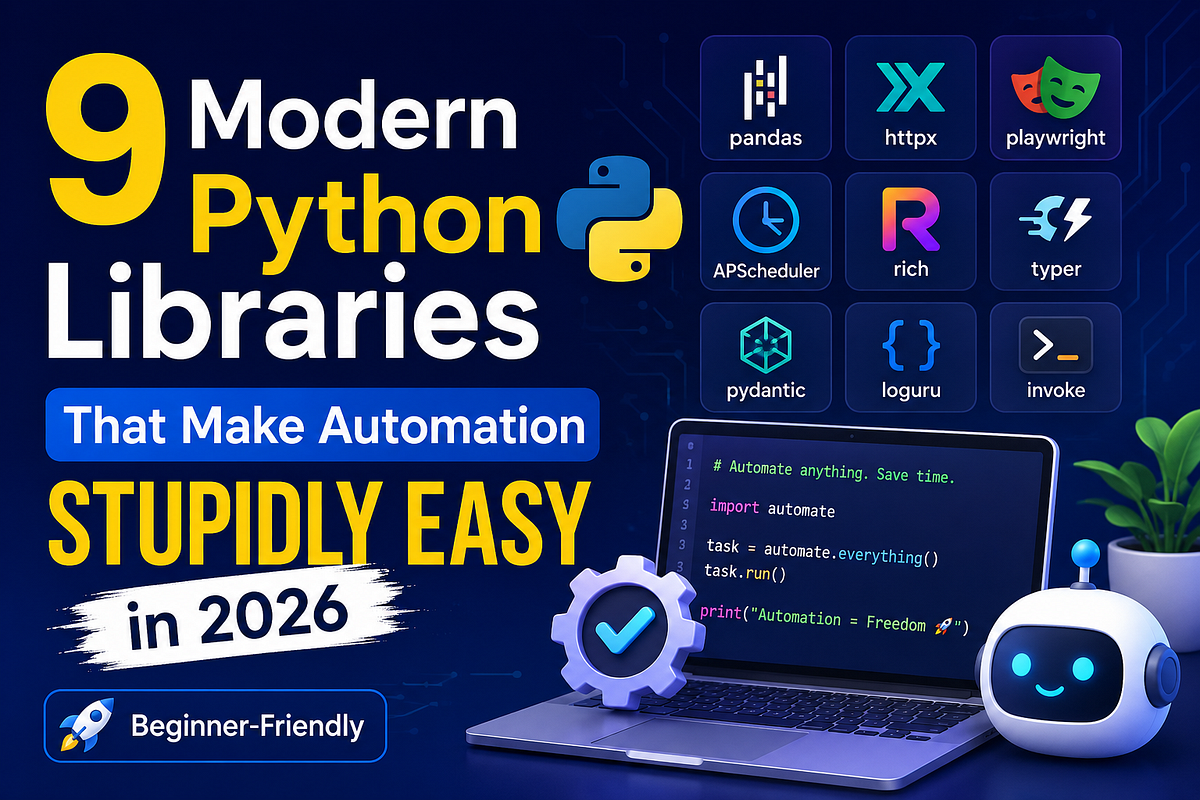 9 Modern Python Libraries That Make Automation Stupidly Easy in 2026 ...