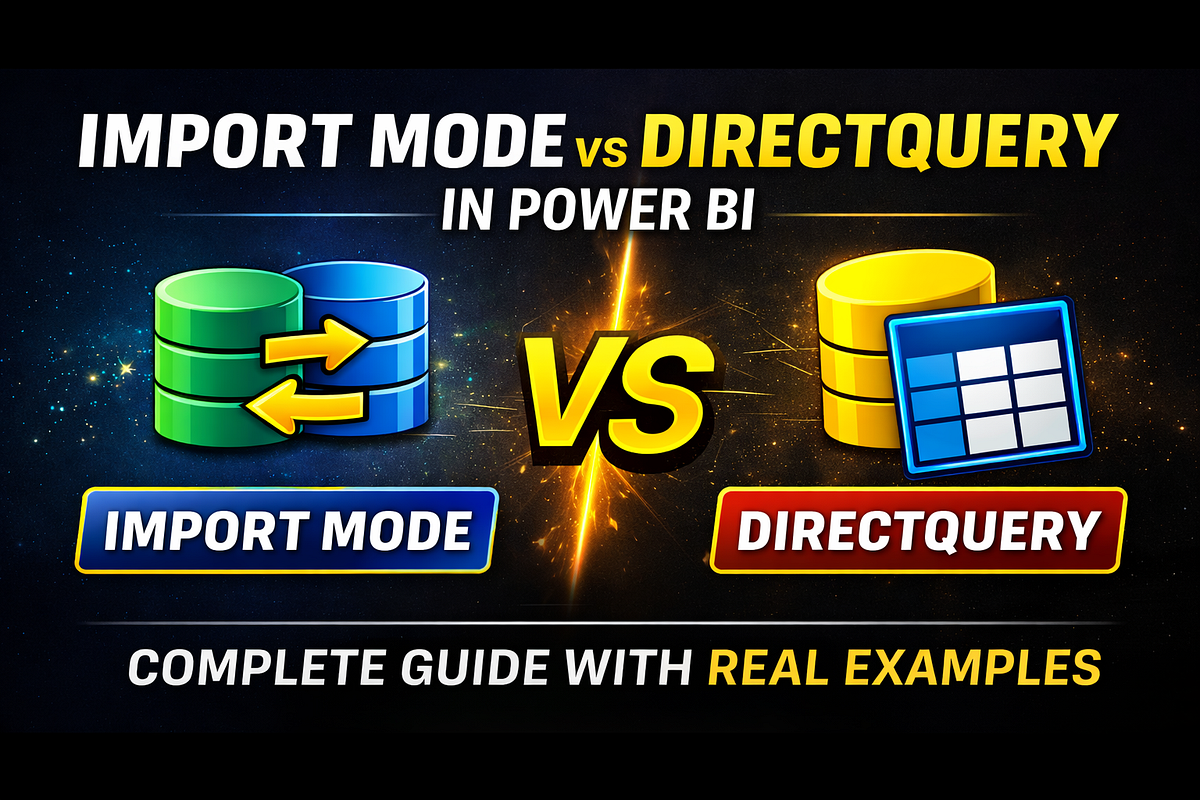 Import Mode vs DirectQuery in Power BI (Complete Guide with Real ...