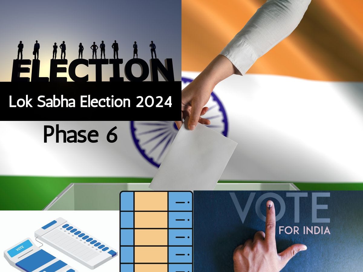 India Lok Sabha Election 2024 Phase 6: Who Votes and What’s at Stake ...