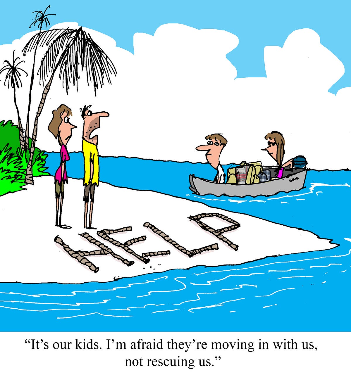 6 Cartoons About Family, Panhandling and Investments | by Larrylambert ...