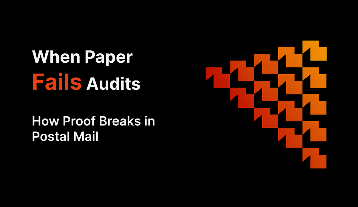 When Paper Fails Audits: How Proof Breaks in Postal Mail | by Letro ...