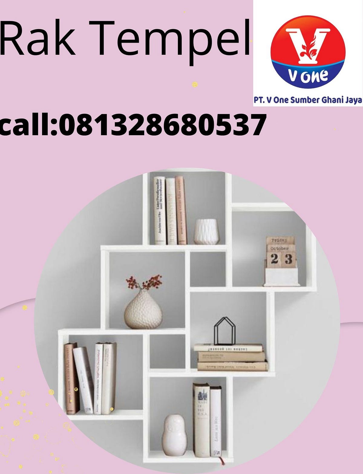 Rak tempel susun besi PT V One Sumber Ghani Jaya - Raktempell - Medium