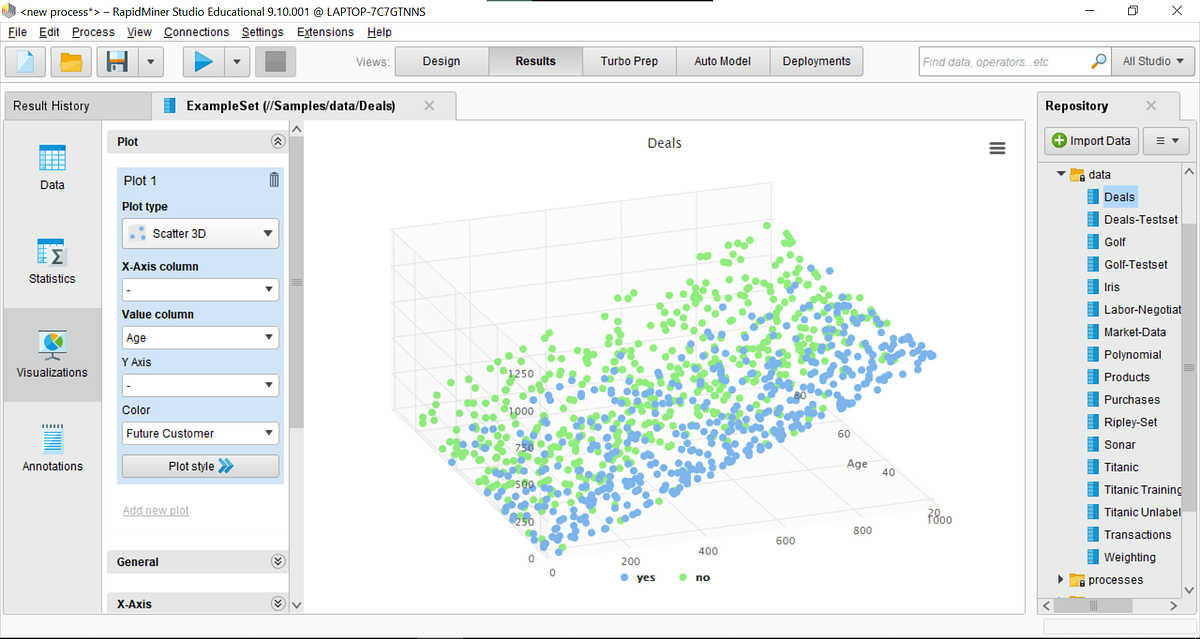 RapidMiner: A Data Science tool. If someone ask me about some of the ...