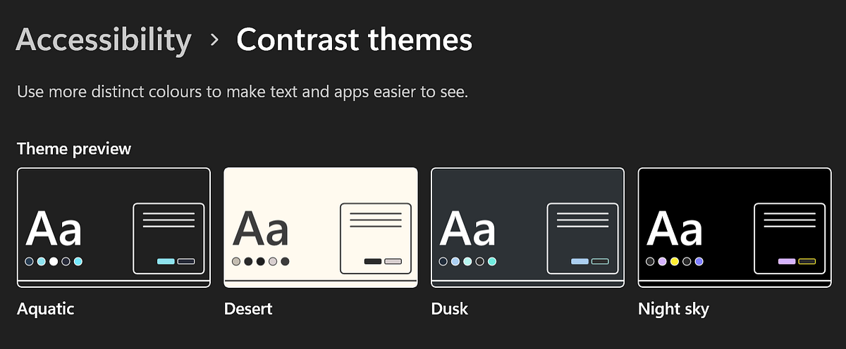 Building Visually Accessible Websites by Supporting Contrast Theming ...