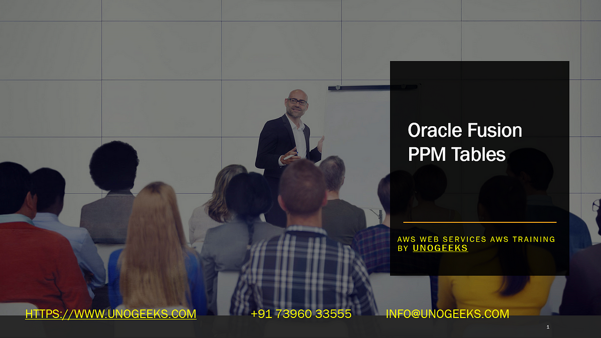 Oracle Fusion Ppm Tables Oracle Fusion Project Portfolio… By Techtutorsti Medium