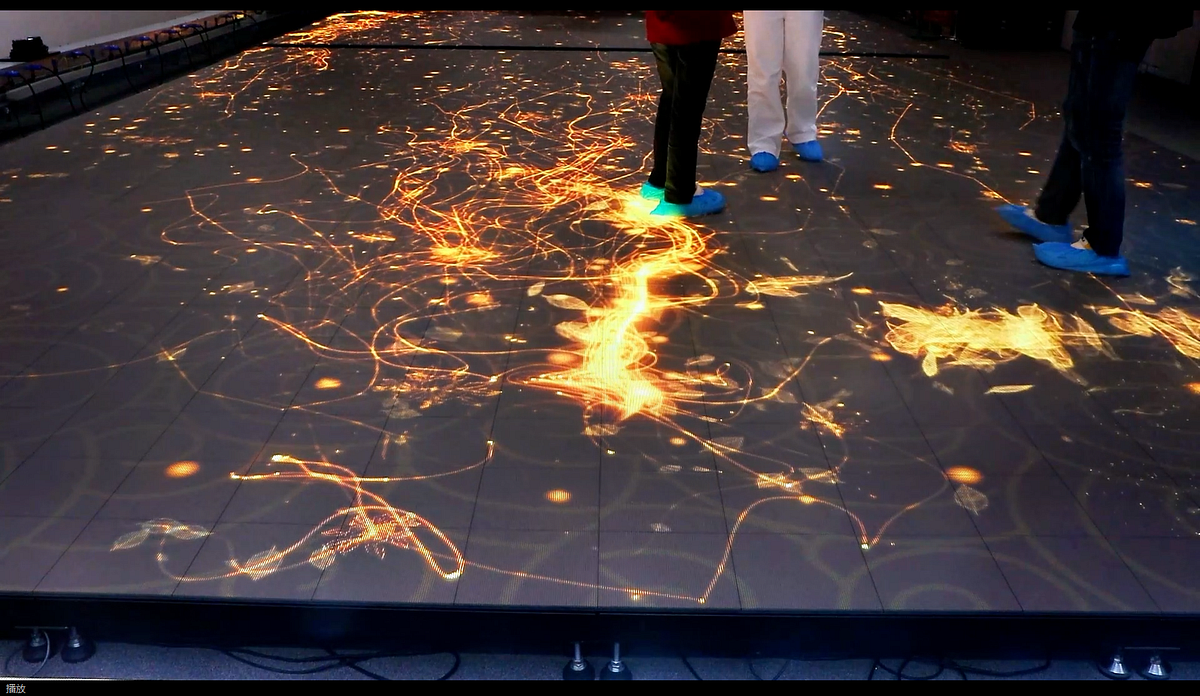 P3.91 Interactive LED floor screen - Jerry Liang - Medium