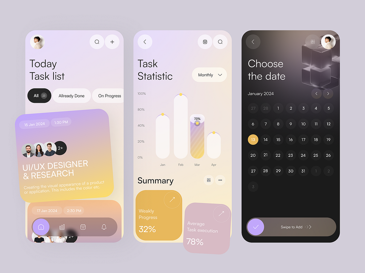 Expressive and Minimalistic Mobile UI Design Ideas | Medium