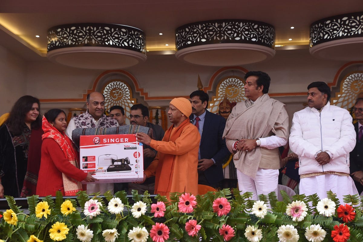 JK Organization distributed 1150 Free Singer Sewing Machines to ...