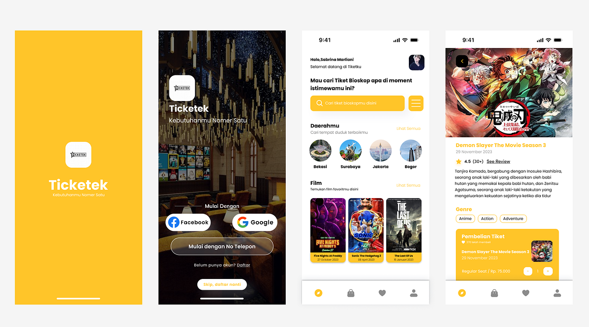 UIUX Case Study | Ticketek Apps - Sabrina Marliani - Medium