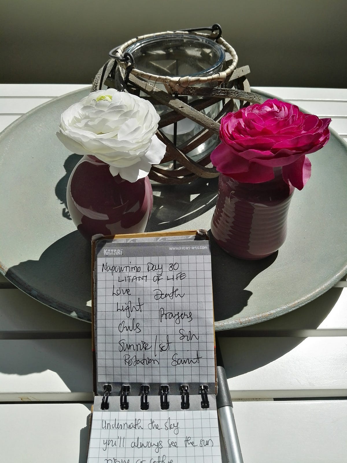 A Litany of Life. Handwritten ideas of the poem | by Gloria D ...