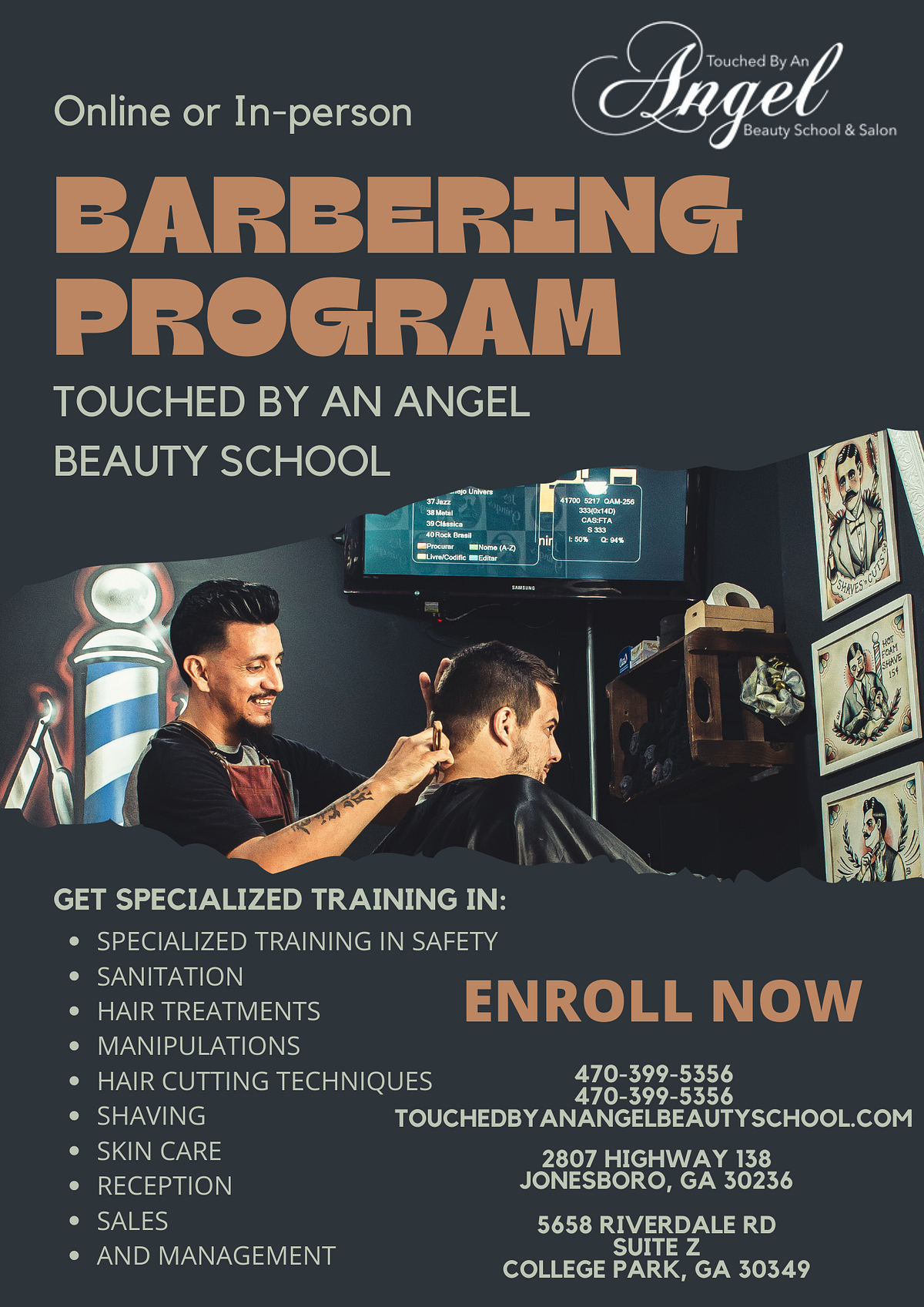 Become a Certified Barber Today!!! - Touched by an Angel Beauty School ...