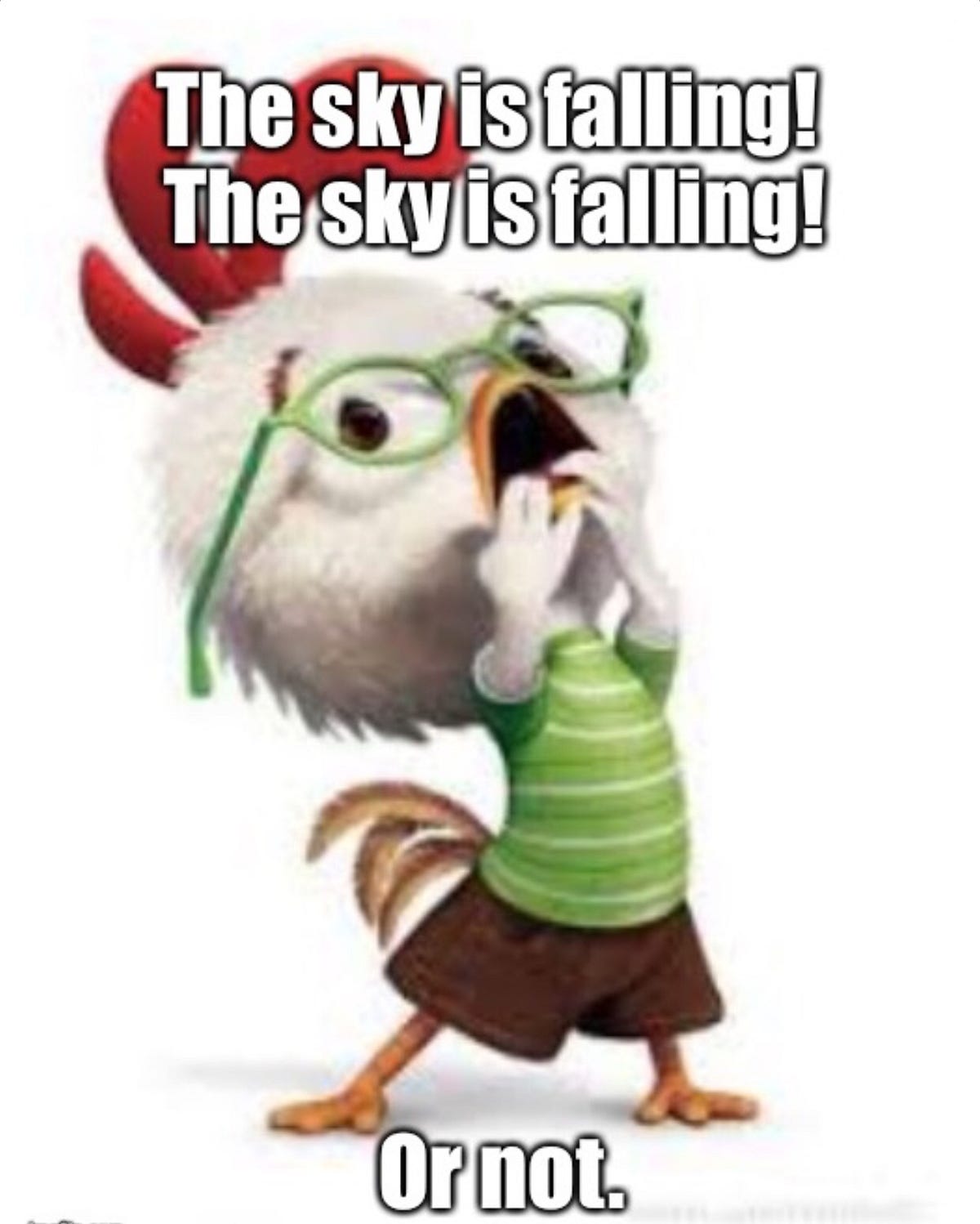 Apparently there have been people freaking out about the world ending ...