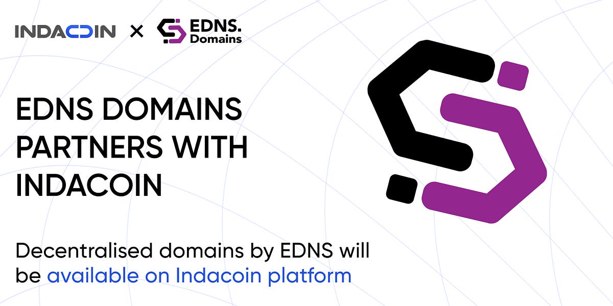 EDNS partners with INDACOIN. EDNS Domains is a search service… | by ...