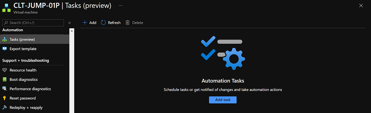 Automatically Stop and Start your Azure VM — Part. 2 : VM Tasks | by ...