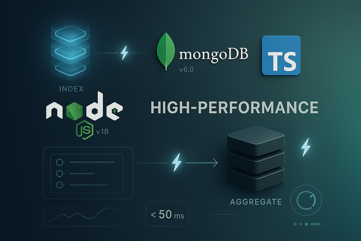 Node.js + MongoDB + TypeScript: Query Performance Patterns | Medium