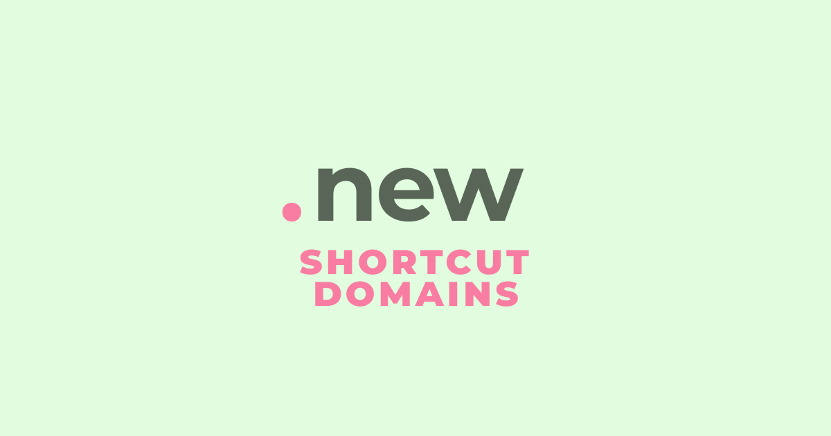 Some useful .new “shortcut” domains - Baby Wolf Codes - Medium